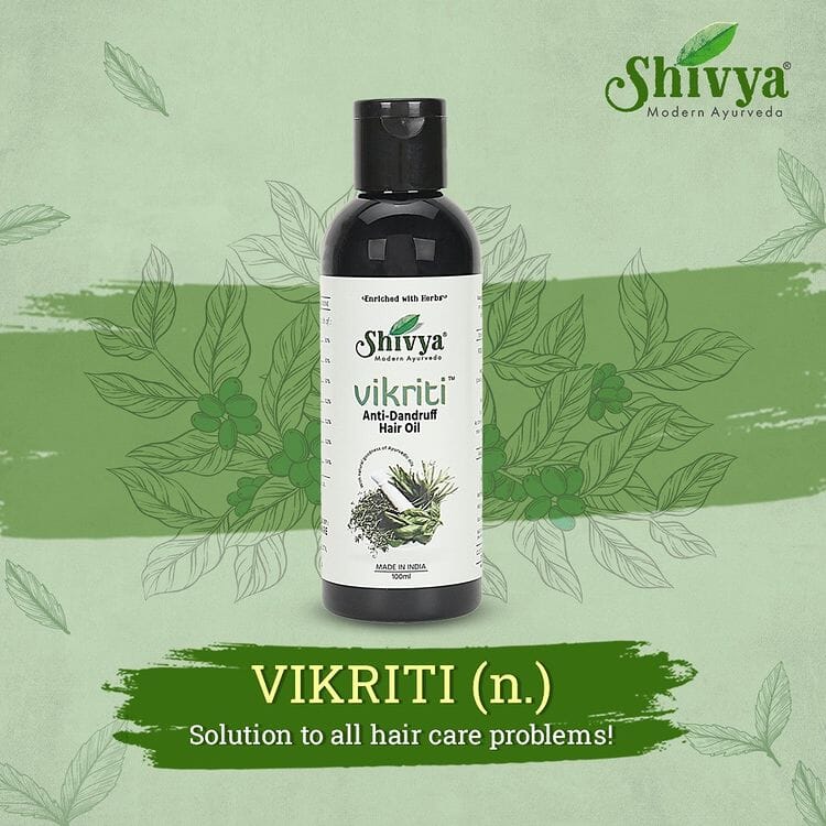 Shivya Ayurvedic Vikriti Anti-Dandruff Hair Oil 100ml – Baniya Super Market